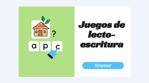 Juegos de lecto-escritura | Genially