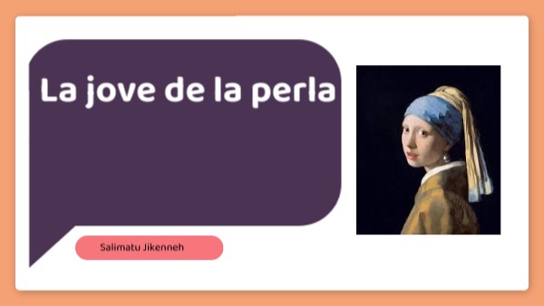 La jove de la perla | Genially