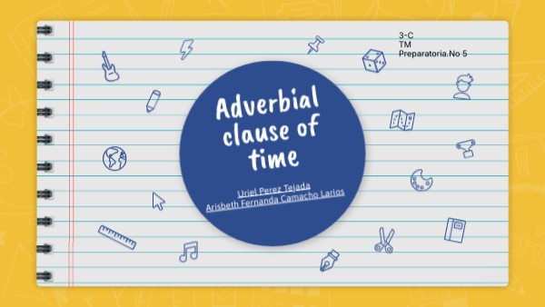 Adverbial clause of time | Genially