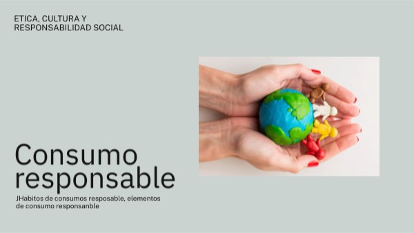 Consumo responsable | Genially