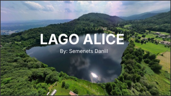 LAGO ALICE | Genially