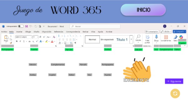 Word 365. Pestaña INICIO | Genially