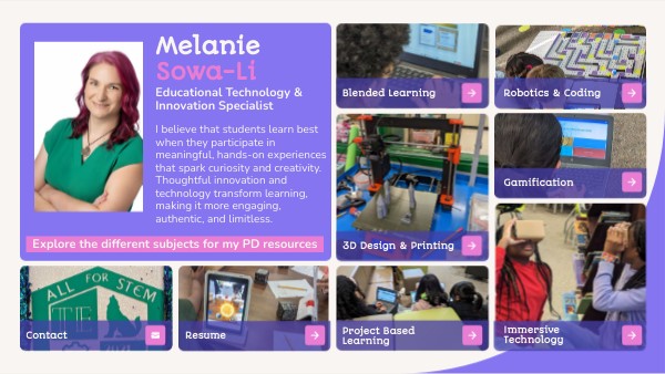 Melanie Sowa-Li Portfolio | Genially