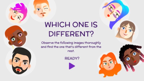 FACES ODD ONE OUT GAME | Genially