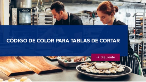 Código de color para tablas de cortar | Genially