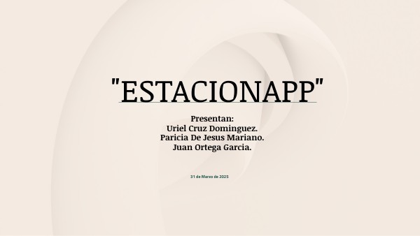 "ESTACIONAPP" | Genially