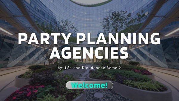 Party planning agencies | Genially