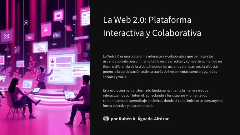 La-Web-20-Plataforma-Interactiva-y-Colaborativa.pptx | Genially
