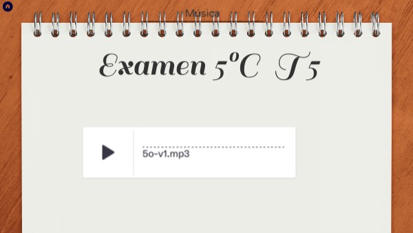 Examen T5 5º | Genially