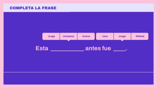 Completa la frase: fonema /R/ | Genially