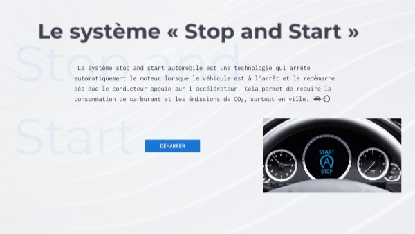 Stop and Start | Genially