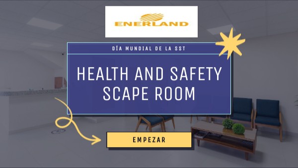 HEALTH AND SAFETY SCAPE ROOM | Genially