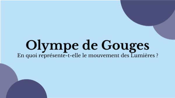 Olympe de Gouges | Genially