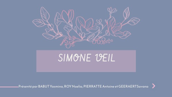 Simone Veil | Genially