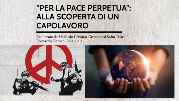 Per la pace perpetua | Genially