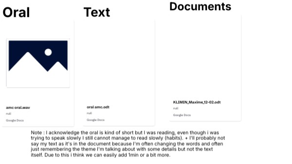 Oral KLIMIN Maxime TG11 | Genially