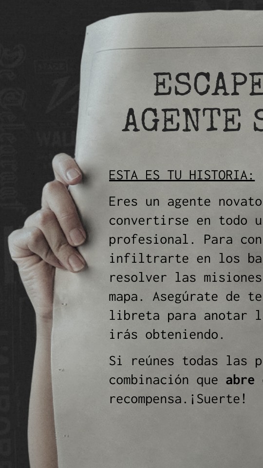 Escape Agente Secreto | Genially