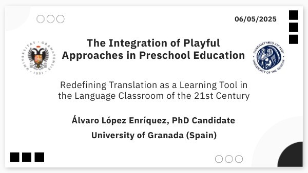 The Integration of Playful Approaches in Preschool Education | Genially