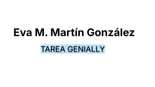 Eva M. Martín González | Genially
