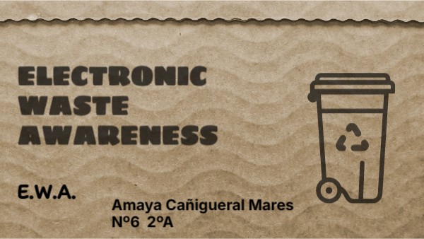 electronic waste awareness | Genially