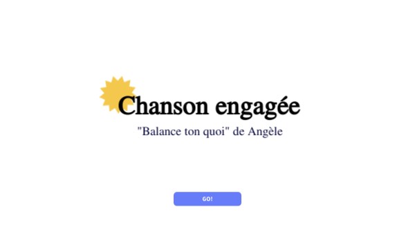 Chanson engagée | Genially