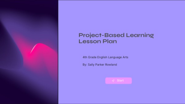 Project-Based Learning Lesson Plan | Genially