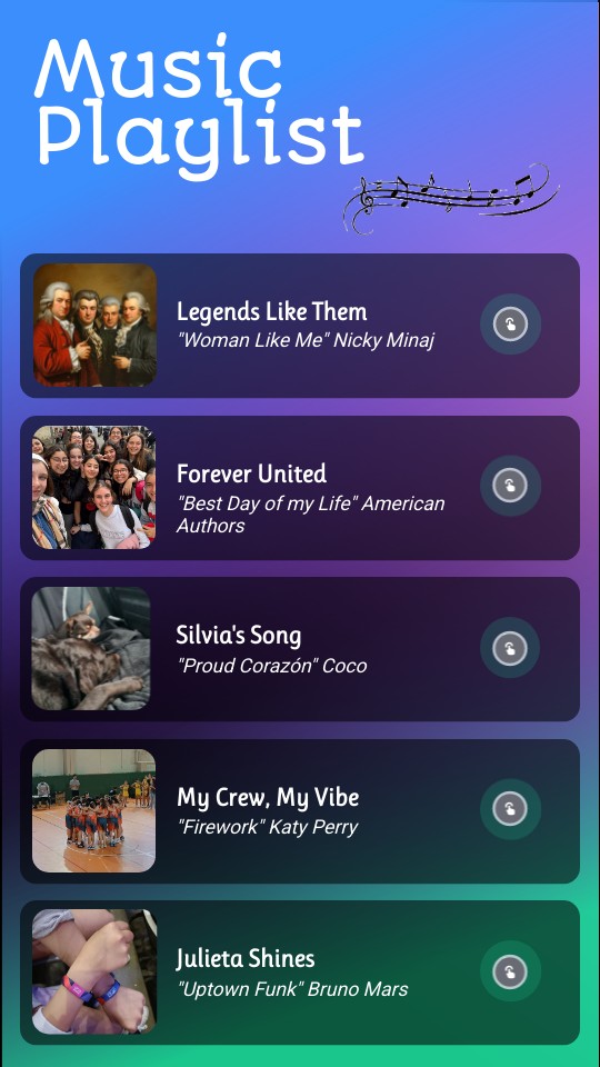 Music Playlist | Genially