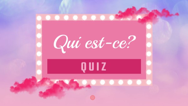 Qui est-ce? | Genially