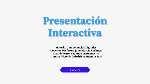 Presentación Interactiva | Genially