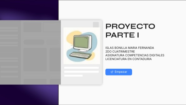 Proyecto parte 1 | Genially