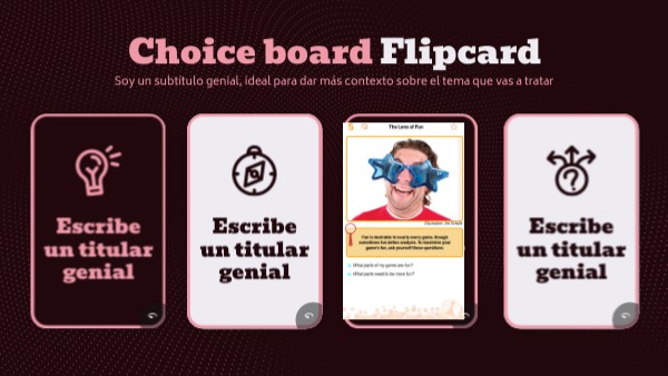 Choice Board Flipcards | Genially