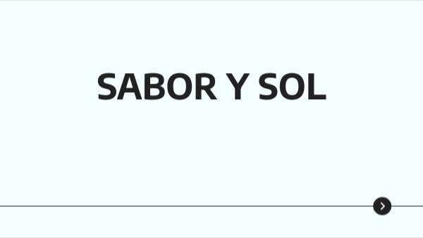 SABOR Y SOL | Genially