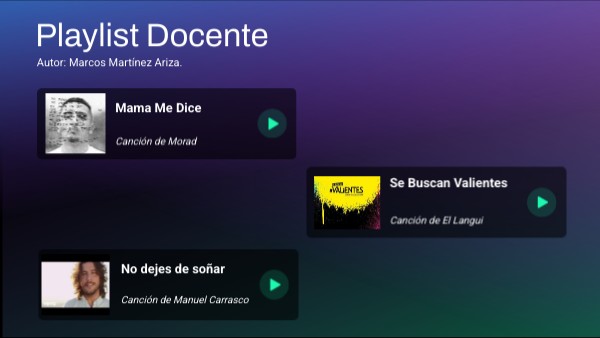 Playlist Docente | Genially