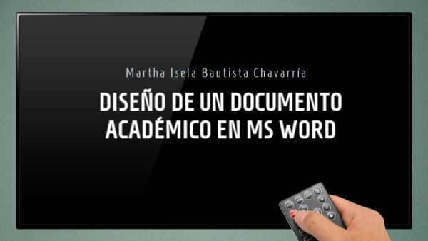 Diseño de un documento académico EN MS WORD | Genially