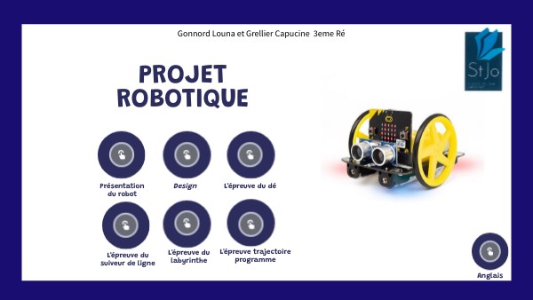 Projet robotique | Genially