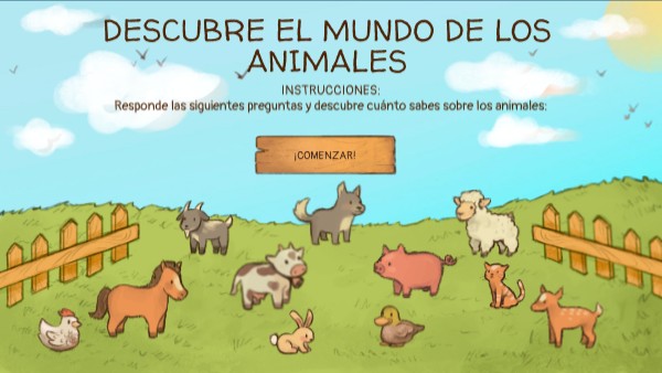 Descubre el mundo de los animales | Genially