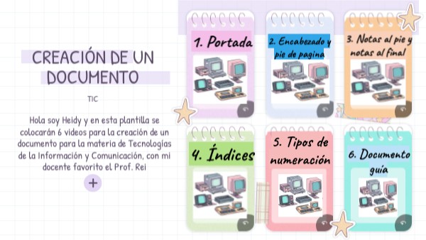 Creación de un documento para la materia TIC | Genially