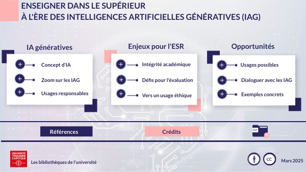 UT-CAPITOLE_ENSEIGNER DANS LE SUPÉRIEUR À L'ÈRE DES IAG | Genially