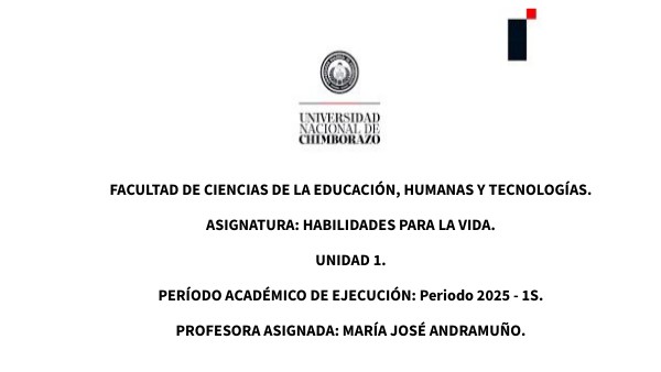 2025-1S UNIDAD 1. INTELIGENCIA EMOCIONAL | Genially