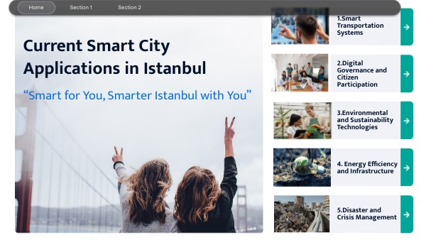 Current Smart City Applications in Istanbul | Genially