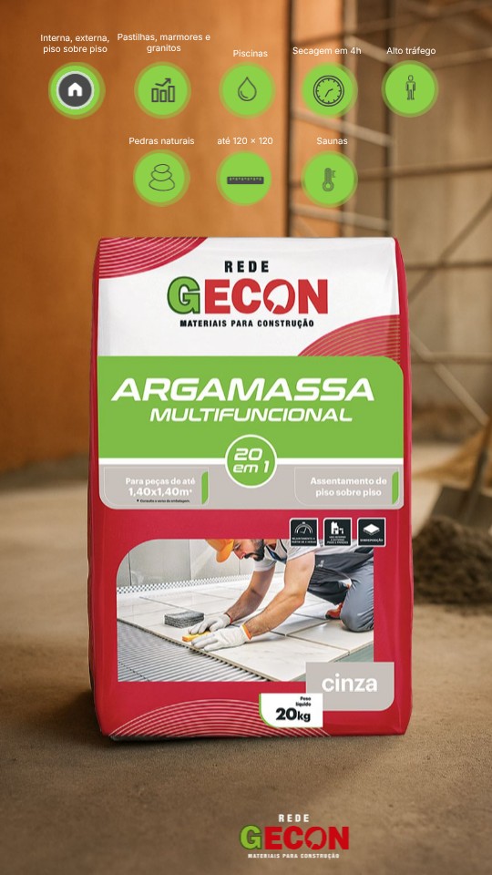 Argamassa gecon | Genially