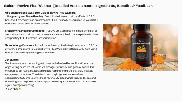 Golden Revive Plus Walmart [Detailed Assessments: Ingredients, Benefits ...