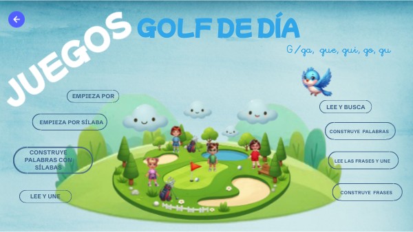 Golf de día G/ga, gue, gui, go, gu | Genially