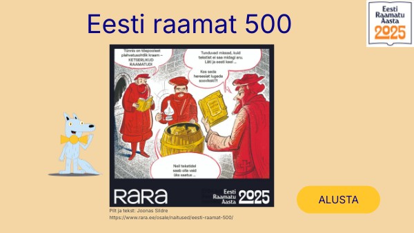 Eesti raamat 500 | Genially