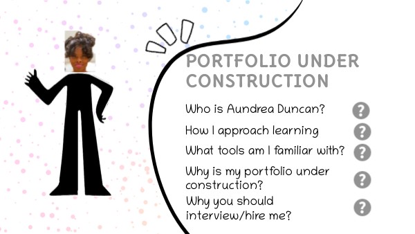 Portfolio Under construction | Genially