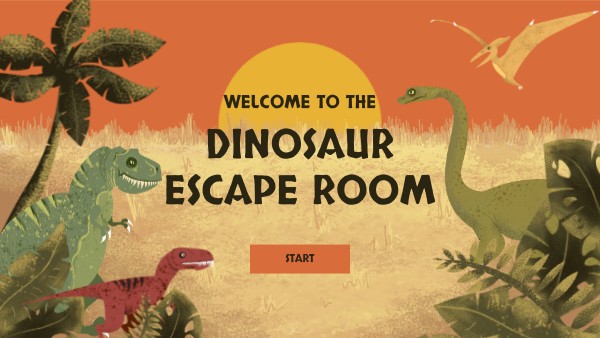 Dinosaur Escape Room | Genially