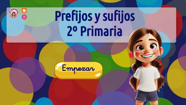 Prefijos y sufijos 2º Primaria | Genially