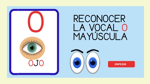 RECONOCER LA LETRA O | Genially