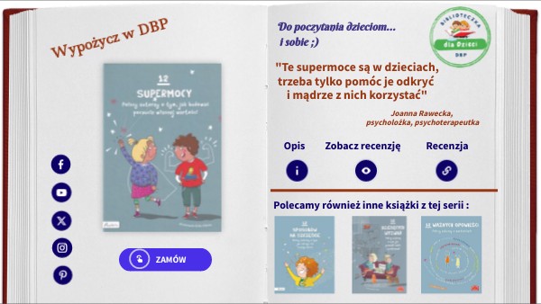 DBP dla dzieci- 12 supermocy | Genially