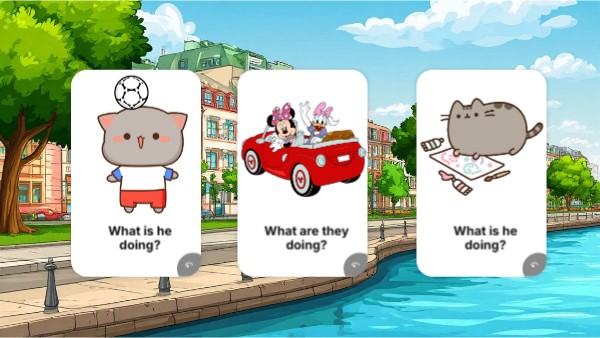 Present Continuous Spotlight 3 | Genially